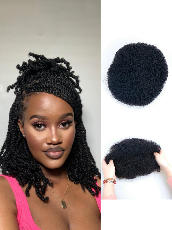 Afro Kinky Bulk Human Hair Braiding Hair for Dreadlocks, Locs Repair ...