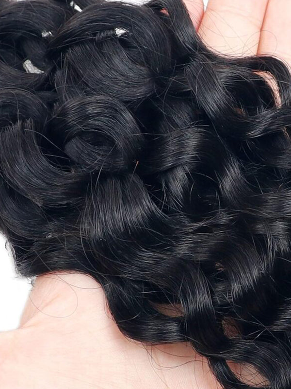 Boho Braids Water Wave Hair Bulk For Braids 100% Human Hair Extensions ...